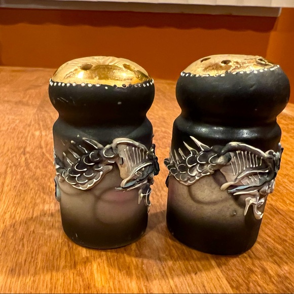 Kitchen | Vintage Porcelain Dragon Salt And Pepper Shakers | Poshmark